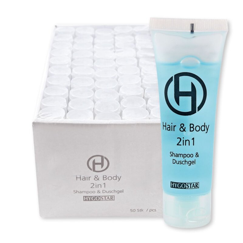 2in1 Shampoo und Duschgel für Hotels Tube, 0,28
